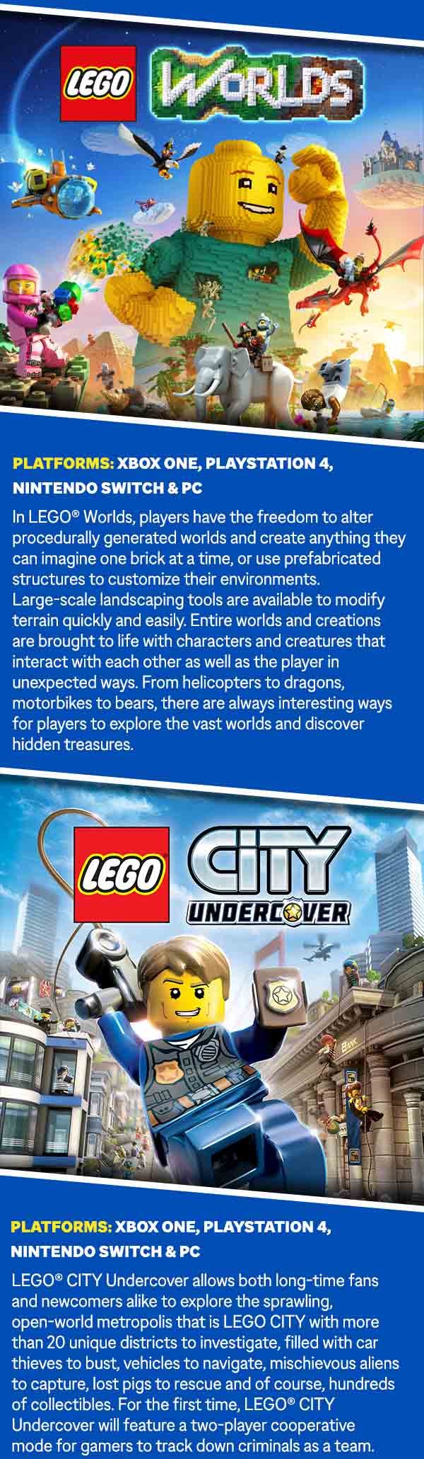 Explore Iconic Stories & Spectacular Worlds With LEGO