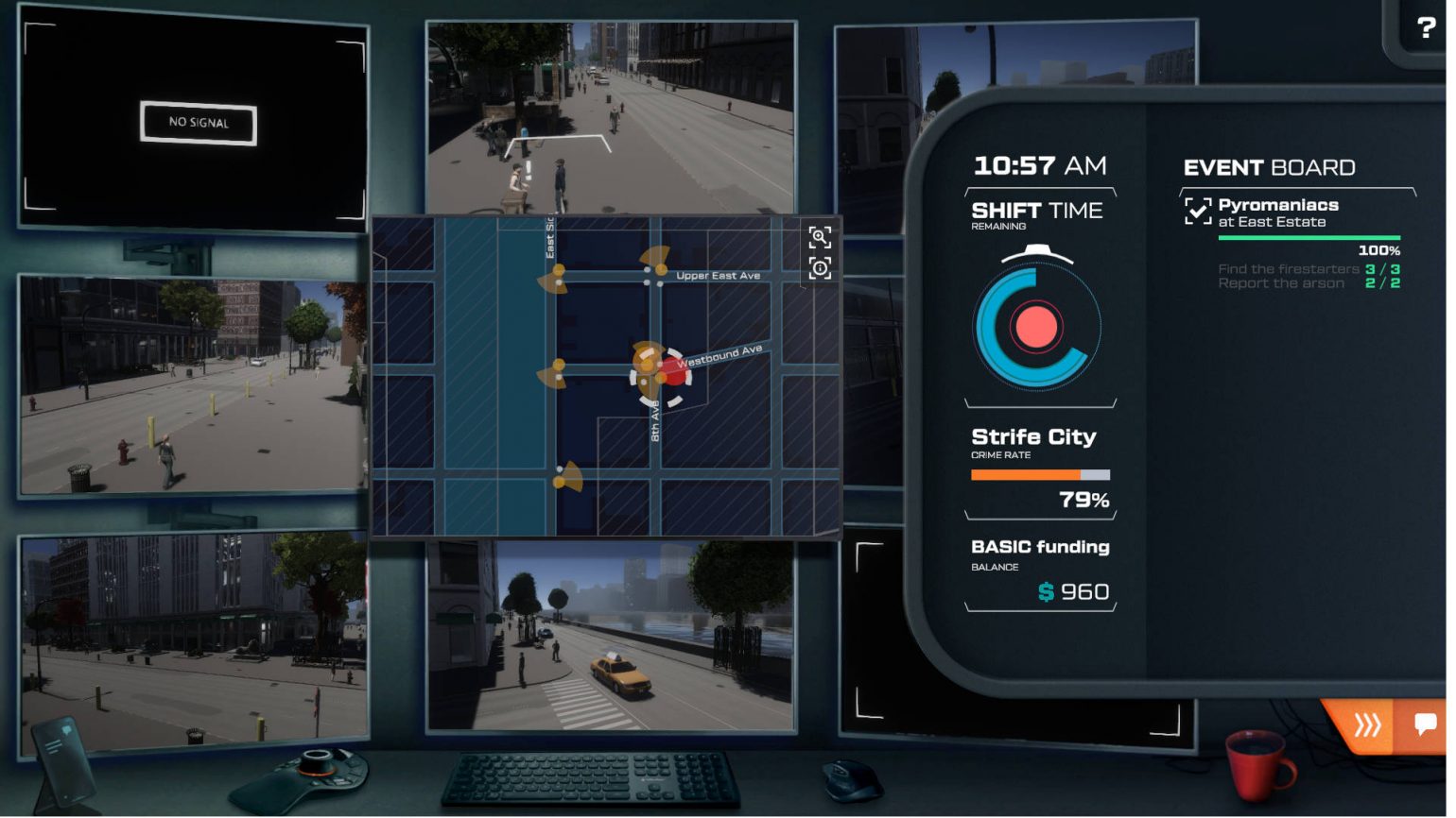 City Eye: Surveillance simulator with a free prologue for PC