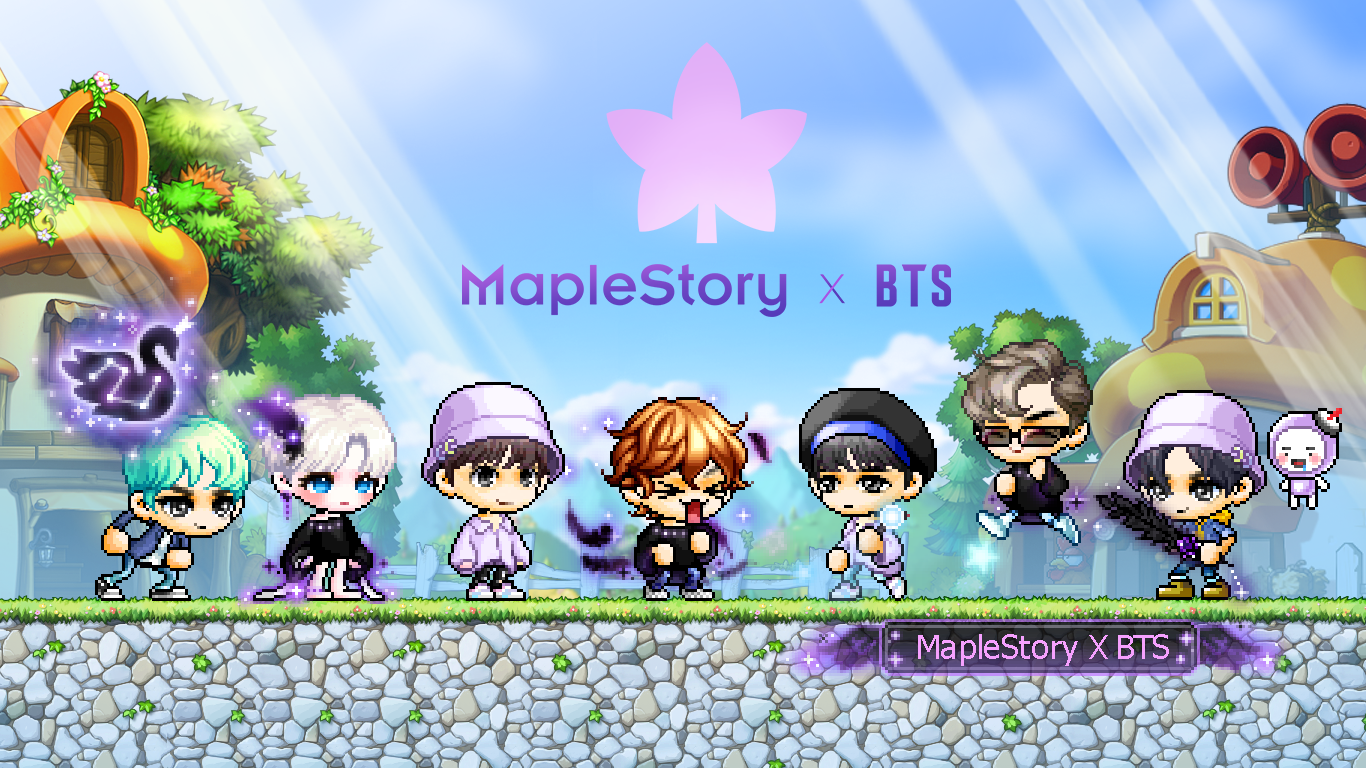 BTS MapleStory Designed Items Fully Revealed Today! | FULLSYNC